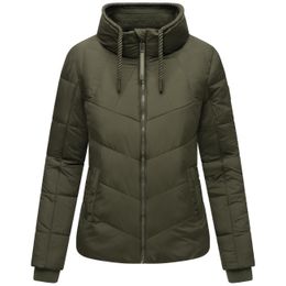 Steppjacke Navahoo "Steppjacke Liebesfee 14", Damen, Gr. M, gr&uuml;n (schwarz olive), Obermaterial: 100% Polyester Pol. recyc.. Obermaterial: Futter: 100% Polyester Pol. recyc.. 100% Polyester Pol. recyc.., Jacken Steppjacke