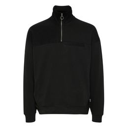 !Solid Longpullover SOLID "Sweatshirtpullover SDApollo", Herren, Gr. L, schwarz (true schwarz), Obermaterial: 100% Baumwolle CO., Sweatshirts Longpullover