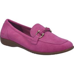 Ballerina Josef Seibel "Fenja 34, pink", Damen, Gr. 40, pink, Obermaterial: 100% Rindsleder Leather cow., Schuhe Ballerina