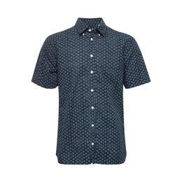 Kurzarmshirt Casual Friday "Kurzarmhemd CFAnton", Herren, Gr. M, blau (schwarz navy), Obermaterial: 100% Baumwolle CO., Hemden Kurzarmshirt
