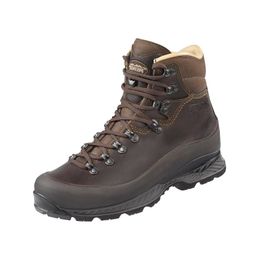 Wanderschuh Meindl "Bergell MFS", Herren, Gr. 12, braun (dunkelbraun), Obermaterial: 50% Rindsleder Leather cow. 50% Lammleder LEL., Schuhe Wanderschuh