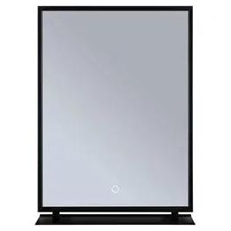 Paulmann LED Wandleuchte "Spiegel Miro eckig IP44 11W 450x600 230V", silber (silberfarben, schwarz), 1, H: 62cm, Leuchten, TunableWhite, Spiegel, LED Badleuchte Spiegel mit Beleuchtung