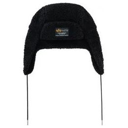 Skim&uuml;tze Alpha Industries "Alpha Teddy Hat", Herren, Gr. onesize, schwarz, Obermaterial: 100% Polyester, Futter: 100% Nylon, F&uuml;llung: 100% Polyester, M&uuml;tzen