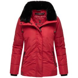 Winterjacke Navahoo "Winterjacke Frostii XIV", Damen, Gr. S, rot (deep rot), Obermaterial: 100% Polyester Pol. recyc.. Obermaterial: Futter: 100% Polyester PES. 100% Polyester Pol. recyc.., Jacken Winterjacke