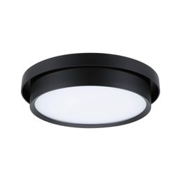 Paulmann LED Deckenleuchte "Malik 15W 230V 2700K Kunststoff", schwarz, 1, &Oslash; 28cm H: 5,7cm, Leuchten, 3-step-dimmbar, LED Deckenleuchte