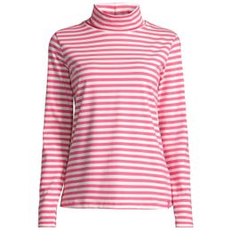 Langarmshirt SALZHAUT "Longsleeve N&Ouml;&szlig;EN", Damen, Gr. M, pink (sanftes wei&szlig;, pink), Obermaterial: 92% Baumwolle CO. 8% Elasthan EL., Shirts Langarmshirt