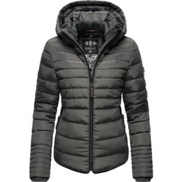 Winterjacke Marikoo "Winterjacke Amber", Damen, Gr. XXL, grau (anthrazit), Obermaterial: 100% Polyester PES. Obermaterial: Futter: 100% Polyester PES. 100% Polyester PES., Jacken Winterjacke