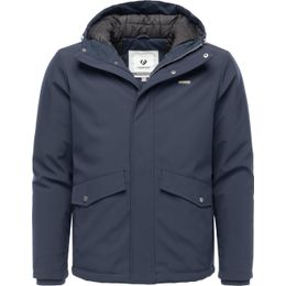 Funktionsjacke Ragwear "Funktionsjacke Shellis YOUMODO", Herren, Gr. M, blau (navy), Obermaterial: 96% Polyester PES. 4% Elasthan EL. Obermaterial: Futter: 100% Polyester PES. 100% Polyester PES., Jacken Funktionsjacke