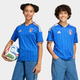 Fu&szlig;balltrikot adidas Performance "ITALIEN 26 KIDS HEIMTRIKOT", Jungen, Gr. 128, bold blau, Obermaterial: 100% Polyester, Trikots Fu&szlig;balltrikot