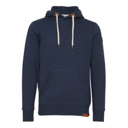 !Solid Kapuzenpullover SOLID "Hoodie SDTripHood", Herren, Gr. S, blau (ins bl mel), Web, Obermaterial: 50% Baumwolle CO. 50% Polyester PES., unifarben, Pullover Kapuzenpullover