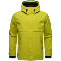 Regenjacke STONE HARBOUR "Outdoorjacke Zanjaar", Herren, Gr. L, gr&uuml;n, Obermaterial: 100% Nylon NY. Obermaterial: Futter: 100% Polyester PES., Jacken Regenjacke