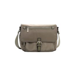 Umh&auml;ngetasche Tamaris "Umh&auml;ngetasche TAS Khiria", Damen, Gr. B/H/T: 24cm x 17cm x 11cm 0, gr&uuml;n (khaki 910), Polyester, Taschen Umh&auml;ngetasche