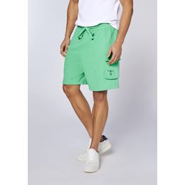 Cargoshorts Chiemsee, Damen, Gr. S (44/46), Normalgr&ouml;&szlig;en, marine gr&uuml;n, 80% Baumwolle, 20% Polyester, Hosen Cargoshorts