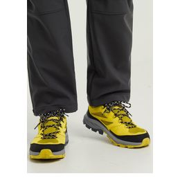 Wanderschuh Jack Wolfskin "CYROX TEXAPORE LOW M", Herren, Gr. UK 10,5 - EU 45, Normalschaft, hotmustard, Obermaterial: Leder. Futter: Textilmaterial, Schuhe Wanderschuh