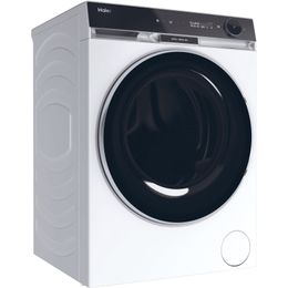 Haier Waschmaschine "HW100-BD14397U1", Energieeffizienz: A, wei&szlig;, B:60cm H:85cm T:61cm, Waschmaschinen, UltraFresh: H&auml;lt die W&auml;sche bis zu 12 Std. frisch, Waschmaschine