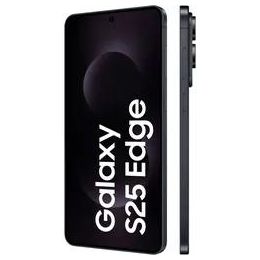 Samsung Smartphone "Galaxy S25 Edge", schwarz (titanium jetschwarz), 256 GB, Anz&uuml;ge