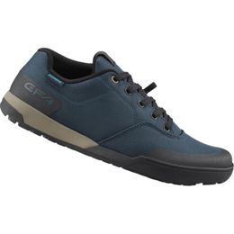 Fahrradschuh Shimano "Offroad- Fahrradschuhe GF400, Dark Blue", Herren, Gr. 44, blau, Obermaterial: 100% Synthetik synthetic., Schuhe Fahrradschuh