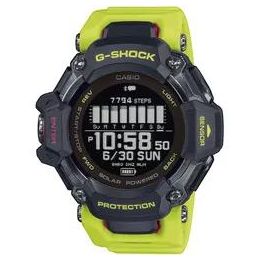 Smartwatch Casio G-SHOCK, bunt (gelb, schwarz, gelb, pink), Smartwatches, Herren, Smartwatch, Solaruhr, Armbanduhr, Herrenuhr, Digitaluhr,Stoppfunktion, Weltzeit