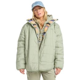Outdoorjacke Billabong "Happy Camper", Damen, Gr. XS, seagrass, Obermaterial: 100% Microfaser;, Jacken Outdoorjacke