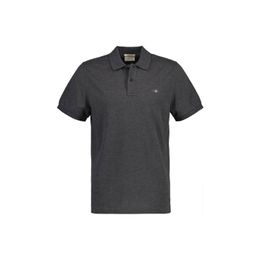 Poloshirt Gant "Poloshirt Regular Shield Pique Polo 1er Pack", Herren, Gr. XXL, grau (anthrazit), Obermaterial: 100% Baumwolle CO., Shirts Poloshirt