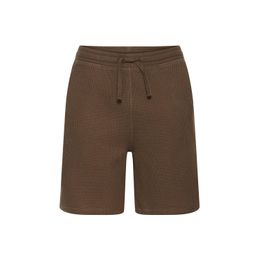 Sweatshorts Casual Friday "Sweatshorts CFUlf", Damen, Gr. S, N-Gr, braun (wren), Obermaterial: 100% Baumwolle CO., Hosen Sweatshorts