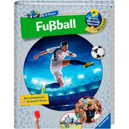 Kinderbuch Ravensburger "Wieso? Weshalb? Warum?, ProfiWissen, Band 15 Fu&szlig;ball", bunt, B:25cm H:30,5cm, B&uuml;cher, Kinderbuch