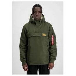 Anorak Alpha Industries "HPO Anorak", Herren, Gr. S, gr&uuml;n (dunkelgr&uuml;n), Obermaterial: 100% Nylon, Futter: 100% Nylon, Jacken
