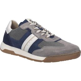 Sneaker Josef Seibel "Blake 02, blau-multi", Herren, Gr. 41, blau (blau, multi), Obermaterial: 80% Rindsleder Leather cow. 20% Textilmaterial TEXMAT., Schuhe Sneaker