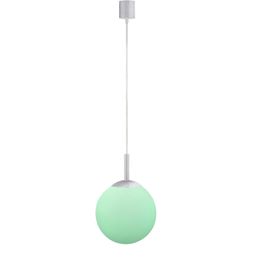 JUST LIGHT Pendelleuchte "Ls-BOLO", grau (stahl), 1, &Oslash; 20cm H: 60cm, 1 Stk., Leuchten, LED, RGB+tunable white, Fernbedienung, Infrarot inkl., Smarthome f&auml;hig, Pendelleuchte