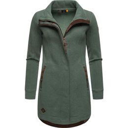 Kurzjacke Ragwear "Sweatjacke Letrice", Damen, Gr. M, gr&uuml;n (pine gr&uuml;n), Obermaterial: 65% Baumwolle CO. 35% Polyester PES. Futter: 65% Baumwolle CO. 35% Polyester PES., Jacken Kurzjacke