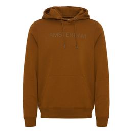 Kapuzenpullover Blend "Hoodie BHSweatshirt", Herren, Gr. XXXL, braun (monk's robe), Obermaterial: 70% Baumwolle CO. 30% Polyester PES., unifarben, Pullover Kapuzenpullover