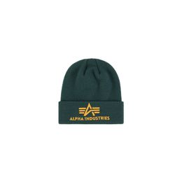 Skim&uuml;tze Alpha Industries "3D Beanie", Herren, Gr. onesize, gr&uuml;n (force gr&uuml;n), Obermaterial: 100% Polyacryl, M&uuml;tzen Skim&uuml;tze