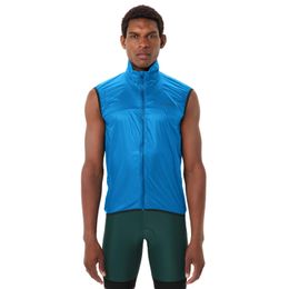 Funktionsweste Vaude "MEN'S MATERA AIR VEST", Herren, Gr. 4XL, radiate blau, Obermaterial: 100% Polyamid. Futter: 92% Polyamid, 8% Elasthan, slim fit, ohne Ausschnitt, Westen Funktionsweste, atmungsaktives Material, winddicht und wasserabweisend