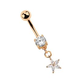 Adelia&acute;s Bauchnabelpiercing ADELIA&acute;S "Piercing Piercing Bauchnabelpiercing", gold, Piercings, Damen, Chirurgiestahl, Bauchnabelpiercing
