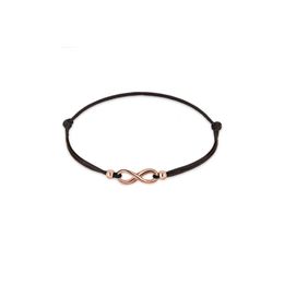 Armkette Elli "Armband Infinity Liebe Trend Symbol Elastisch 925 Silber" Gr. 170, rosa (rosegold), Armb&auml;nder, Damen, Silber 925 (Sterlingsilber), Armkette