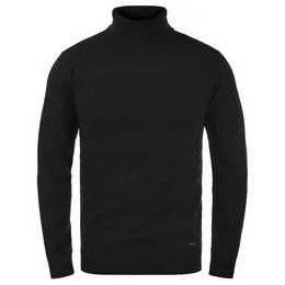Rollkragenpullover INDICODE "Rollkragenpullover IDErnetto", Herren, Gr. L, schwarz, Obermaterial: 80% Baumwolle CO. 20% Polyamid PA., Pullover Rollkragenpullover