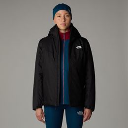 Funktionsjacke The North Face "W QUEST INSULATED JACKET", Damen, Gr. S, schwarz (tnf schwarz, npf), Obermaterial: 100% Polyester, normal, Jacken Funktionsjacke, mit Kapuze und hochschlie&szlig;endem Kragen, w&auml;rmend, wasserabweisend