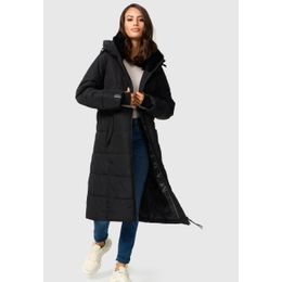 Steppjacke Marikoo "Marikoo Zuraraa lange Damen Winter Steppjacke B989", Damen, Gr. S, schwarz, Obermaterial: 100% Polyester PES., Jacken Steppjacke