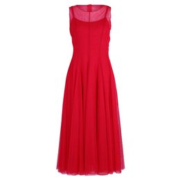 Cocktailkleid Vera Mont "Cocktailkleid figurbetont", Damen, Gr. 36, EURO, rot (rot rose), 100% Polyester PES., Kleider Cocktailkleid