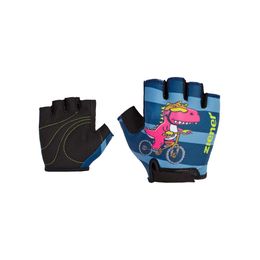Fahrradhandschuhe Ziener "CLOSI-Z JUNIOR", Kinder, Gr. M, blau (hale navy), Materialmix, Handschuhe Fahrradhandschuhe