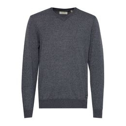 Strickfleece-Pullover Blend "Strickpullover BHBRUTON V-neck", Herren, Gr. XL, schwarz, Obermaterial: 100% Polyester PES., Pullover Strickfleece-Pullover