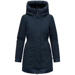 Wintermantel Navahoo "Wintermantel Winterprinzessin 14", Damen, Gr. M, blau (navy), Obermaterial: 100% Polyester PES. Obermaterial: Futter: 100% Polyester PES. 100% Polyester PES., M&auml;ntel Wintermantel