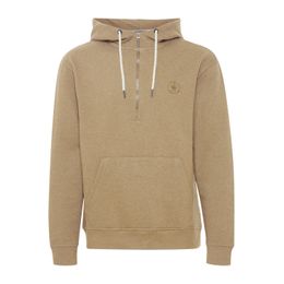 Kapuzenpullover Blend "Hoodie BHSweatshirt", Herren, Gr. S, braun (crockery), Obermaterial: 50% Baumwolle CO. 50% Polyester PES., unifarben, normal, Rundhals, Pullover Kapuzenpullover
