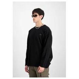 Longsleeve Alpha Industries "Alpha Essentials RL LS", Herren, Gr. S, schwarz, Obermaterial: 100% Baumwolle, Shirts