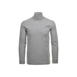 Sweatshirt Ragman "Longsleeve Langarm Basic Rollkragen Regular Fit", Herren, Gr. 3XL, grau, Obermaterial: 100% Baumwolle CO., Sweatshirts Sweatshirt