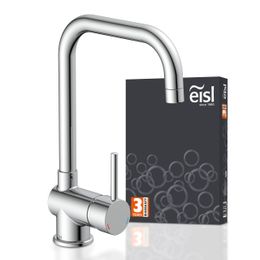 EISL&reg; Sp&uuml;ltischarmatur EISL "Futura", grau (chromfarben), B:11,2cm H:31,9cm T:25,9cm, Kunststoff, Messing, Armaturen, Sp&uuml;ltischarmatur, energiesparende Cold-Start-Funkt., 360 schwenkbar, ger&auml;uscharm
