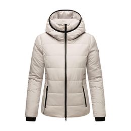 Steppjacke Marikoo "Marikoo Radaa Damen Stepp Jacke N025", Damen, Gr. 6XL, grau (light grau), Obermaterial: 100% Polyester PES., Jacken Steppjacke