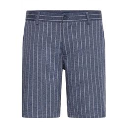 Chinoshorts Blend "Chinoshorts BHAmur", Herren, Gr. XL, N-Gr, blau (marineblaus), Obermaterial: 79% Polyester PES. 19% Viskose CV. 2% Elasthan EL., Hosen Chinoshorts