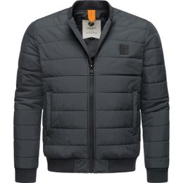Bomberjacke Ragwear "Bomberjacke Boomber", Herren, Gr. M, grau (dunkelgrau), Obermaterial: 100% Polyester PES. Obermaterial: Futter: 100% Polyester PES. 100% Polyester PES., Jacken Bomberjacke