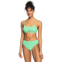 Bandeau-Bikini Roxy "Color Jam", Damen, Gr. XS, Cup B, gr&uuml;n (absinthe gr&uuml;n), Obermaterial: 93% Nylon, 7% Elasthan;, Bikini-Sets Bandeau-Bikini